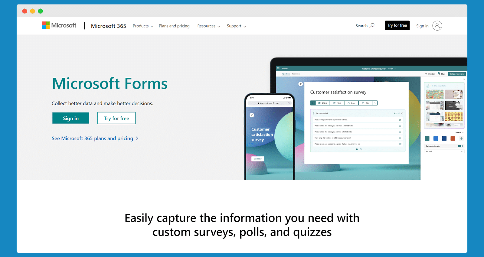 How To Create A Survey In Microsoft Forms 